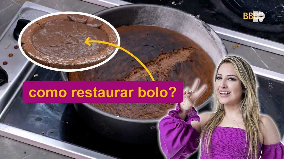Bolo queimado como da Amanda do BBB 23 tem salvação? Veja dicas ...