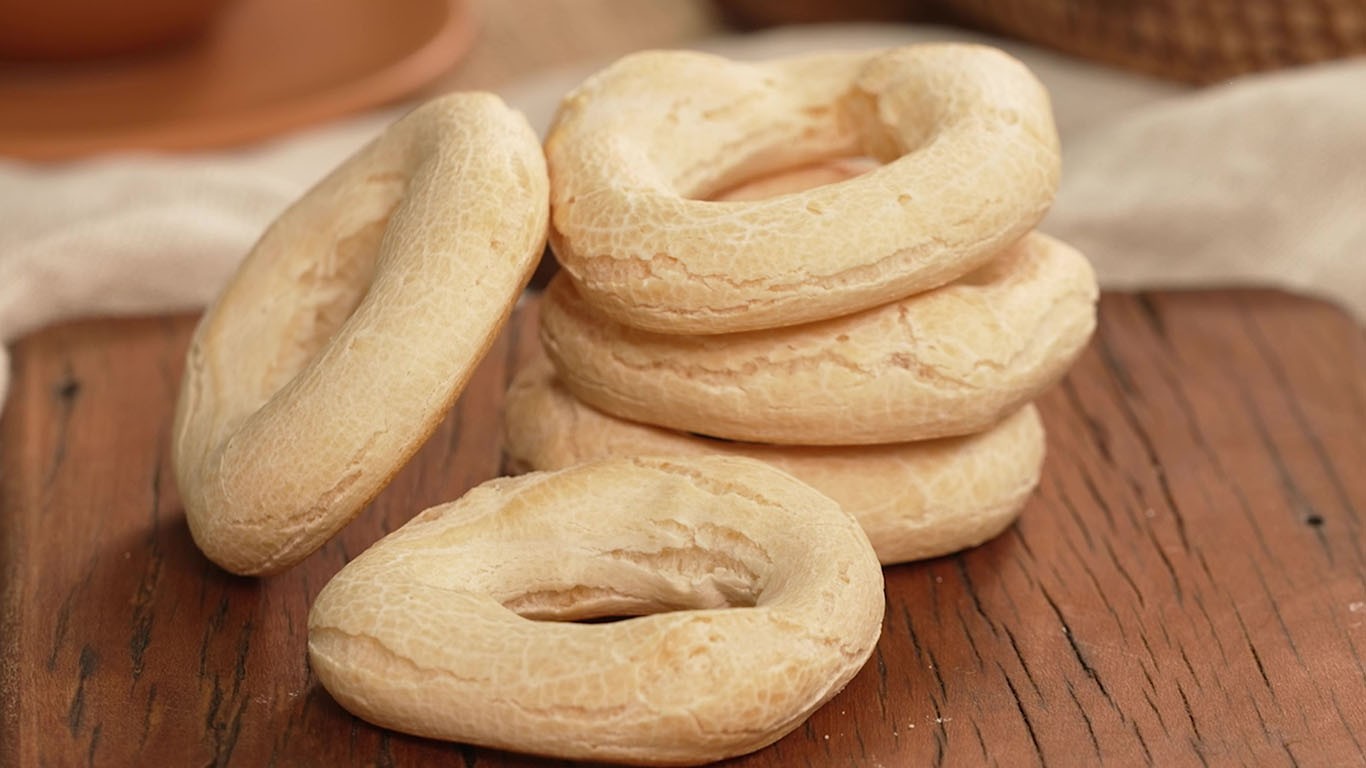 Rosca de polvilho fácil | Receitas