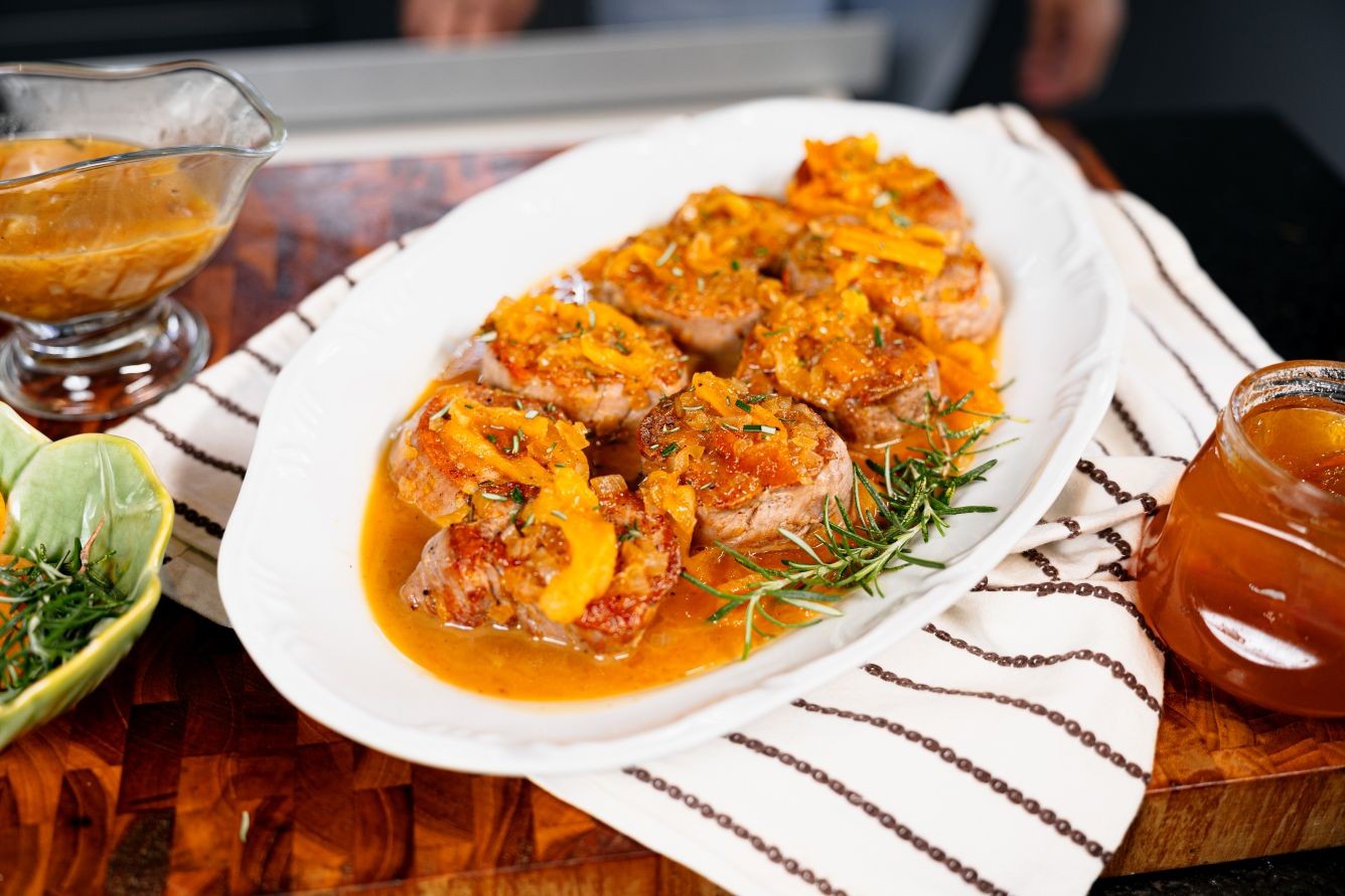 Filé-mignon suíno com molho de damasco: prato natalino elegante e fácil ...