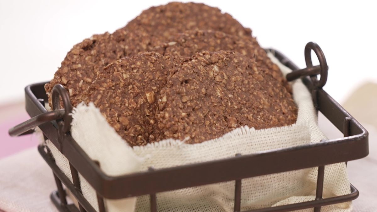 Biscoito de aveia na air fryer