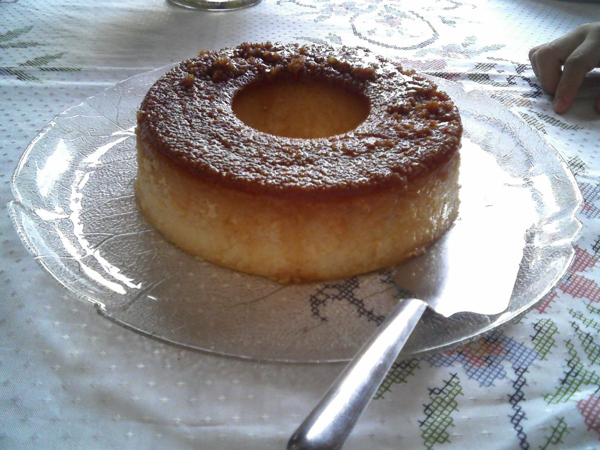 pudim de tapioca com calda de coco queimado | Doces e sobremesas | Receitas