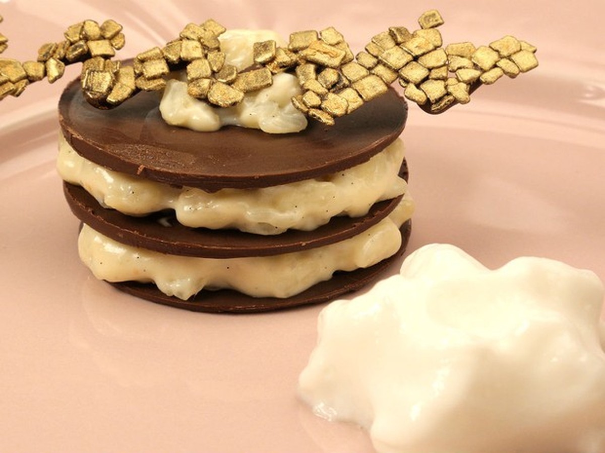 Mil folhas de chocolate com arroz doce | Que seja doce | Receitas