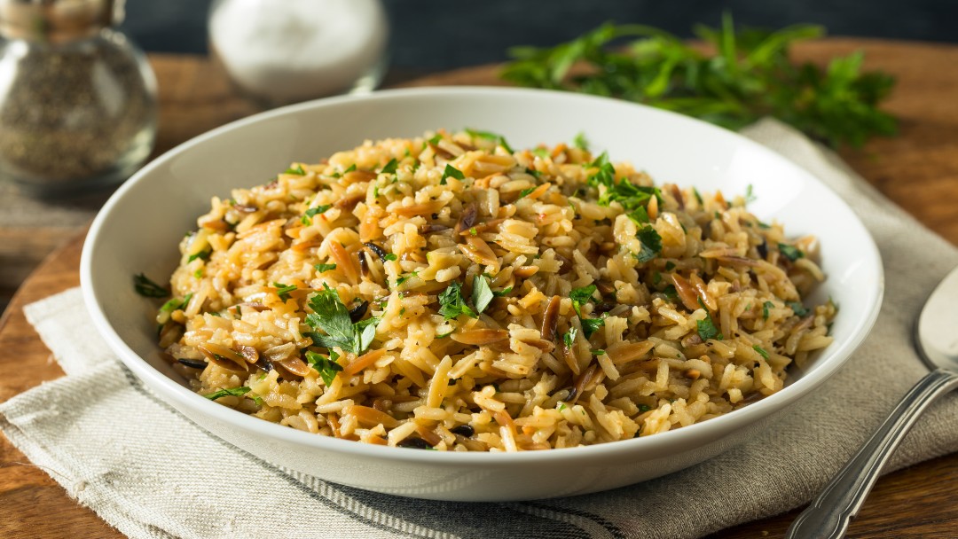 Pilaf de arroz libanês com aletria | Receitas