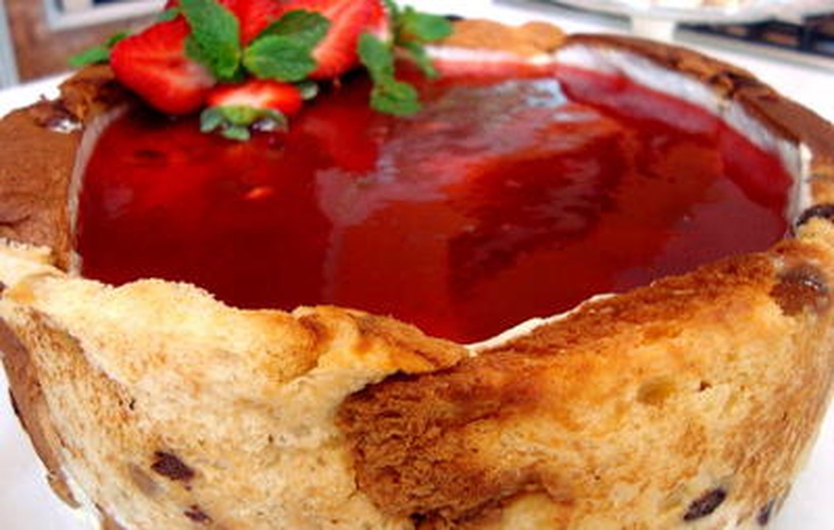 Cheesecake de panettone | Doces e sobremesas | Receitas