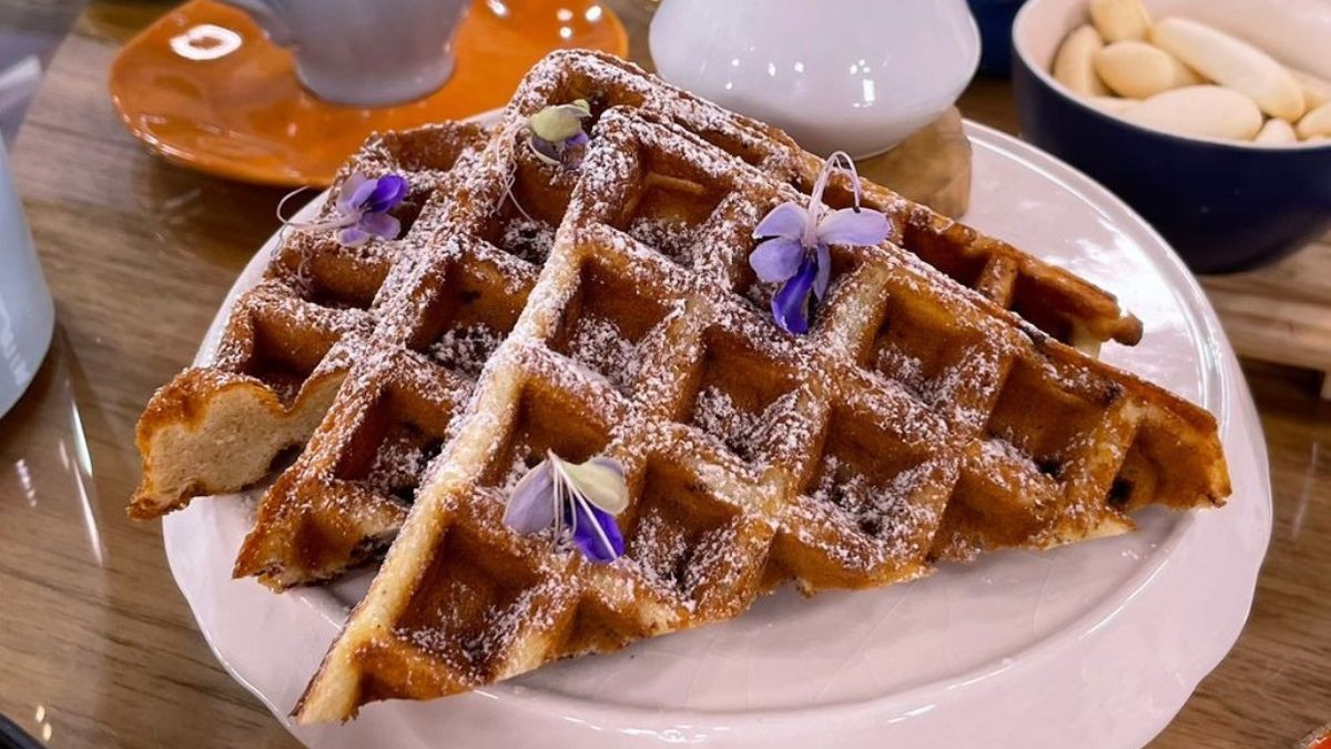 Waffle simples | Receitas