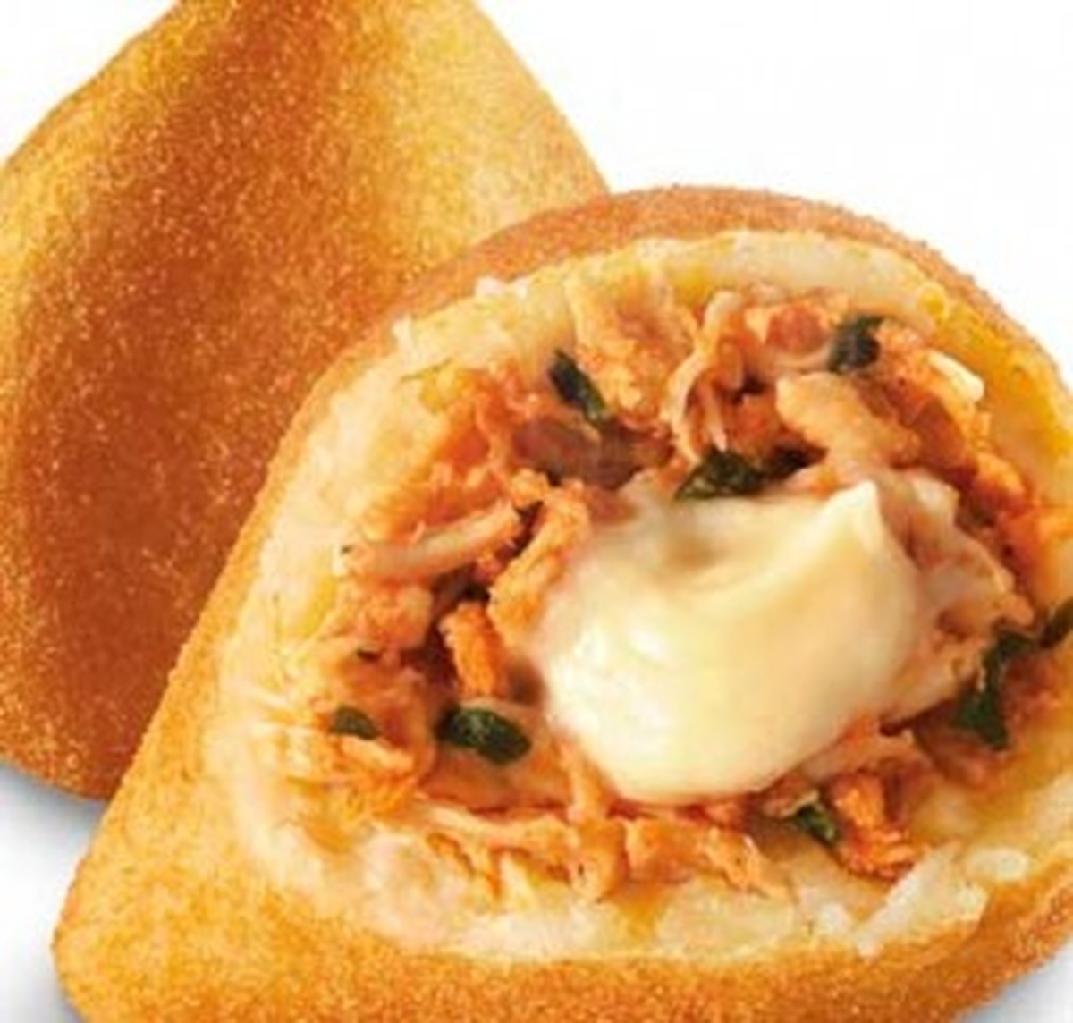 Coxinha de frango com queijo cremoso | Pães e salgados | Receitas