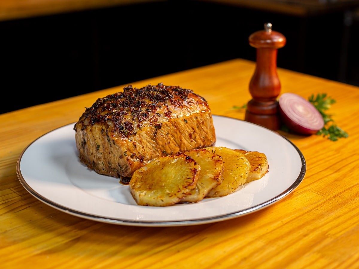 Lombo suíno com abacaxi assado | Receitas Sadia | Receitas