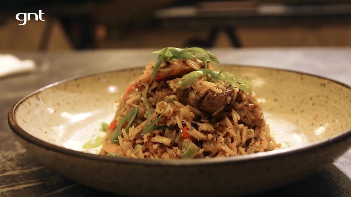 Arroz Surf and Turf | Receitas