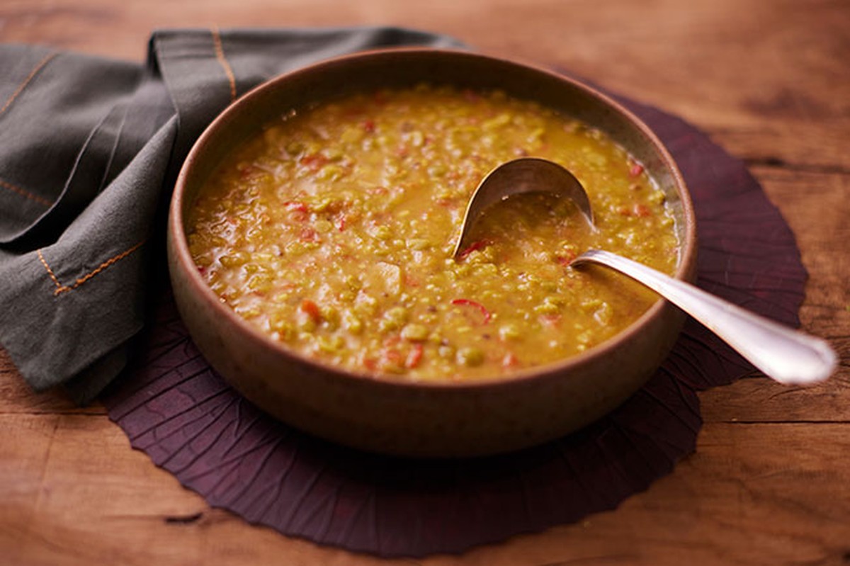 Sopa de ervilha seca