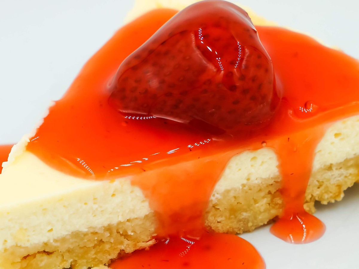 Cheesecake de ricota e morango | Doces | Receitas