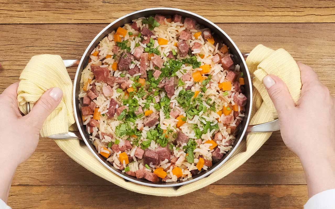 arroz carreteiro simples