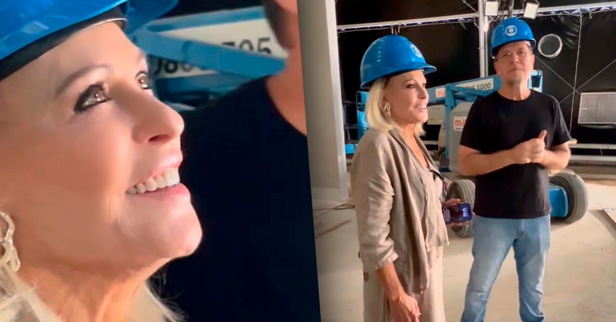 Ana Maria Braga mostra os bastidores da construção do cenário de Chef ...