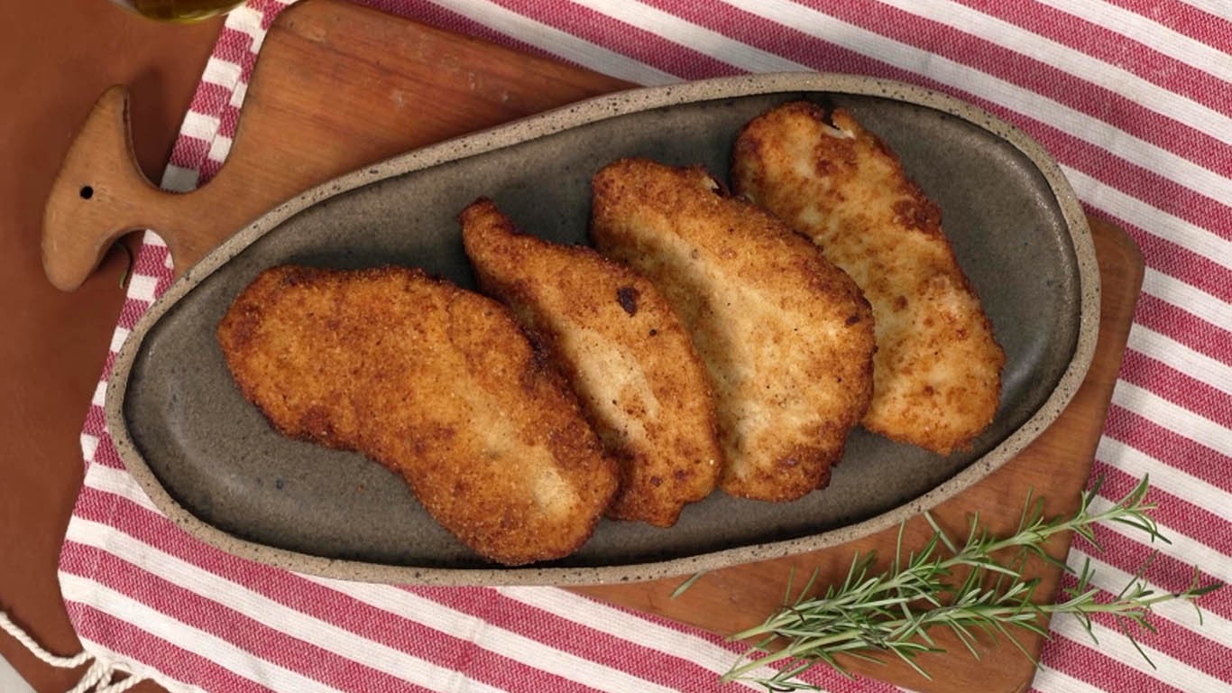 Filé de frango à milanesa | Receitas