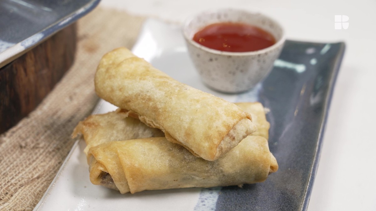 Rolinho primavera | Pães e salgados | Receitas