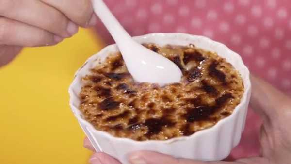 Creme de tapioca com milho brûlée | Receitas