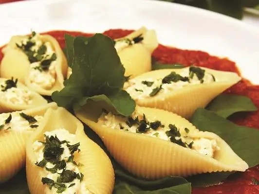Conchiglione recheado | Receitas