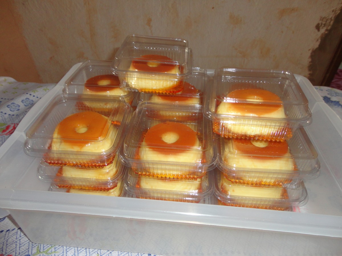 Mini pudin queique | Doces e sobremesas | Receitas