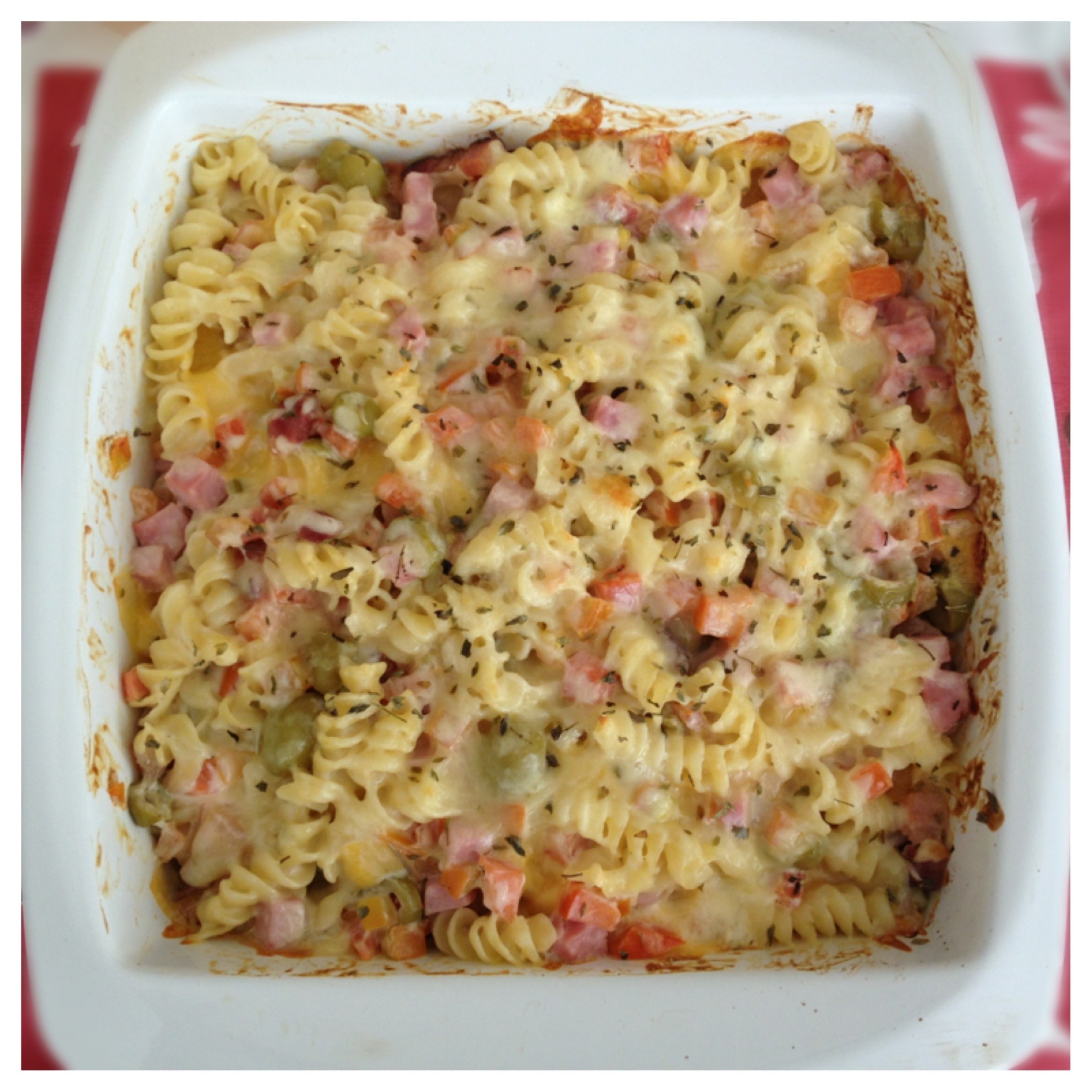 Macarrão pizza | Receitas