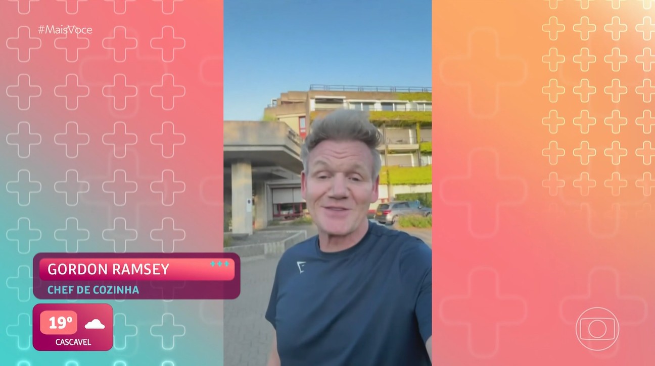 Ana Maria Braga recebe mensagem de Gordon Ramsay, criador do Chef de ...