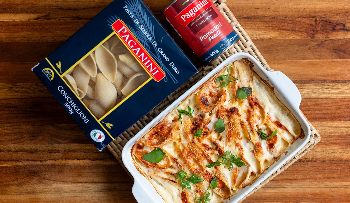 Conchiglioni Recheado: 3 Receitas, Incluindo Bacalhau - Receitas Práticas