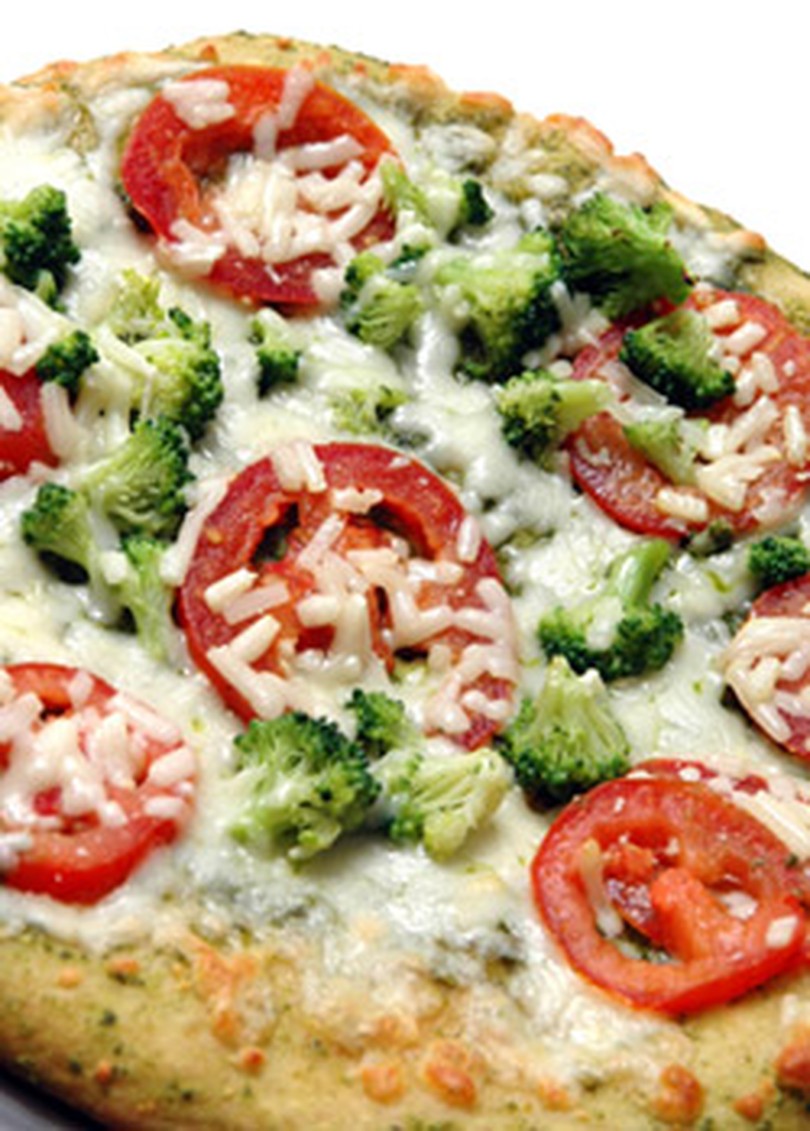 Pizza light com ricota e tomate | Receitas