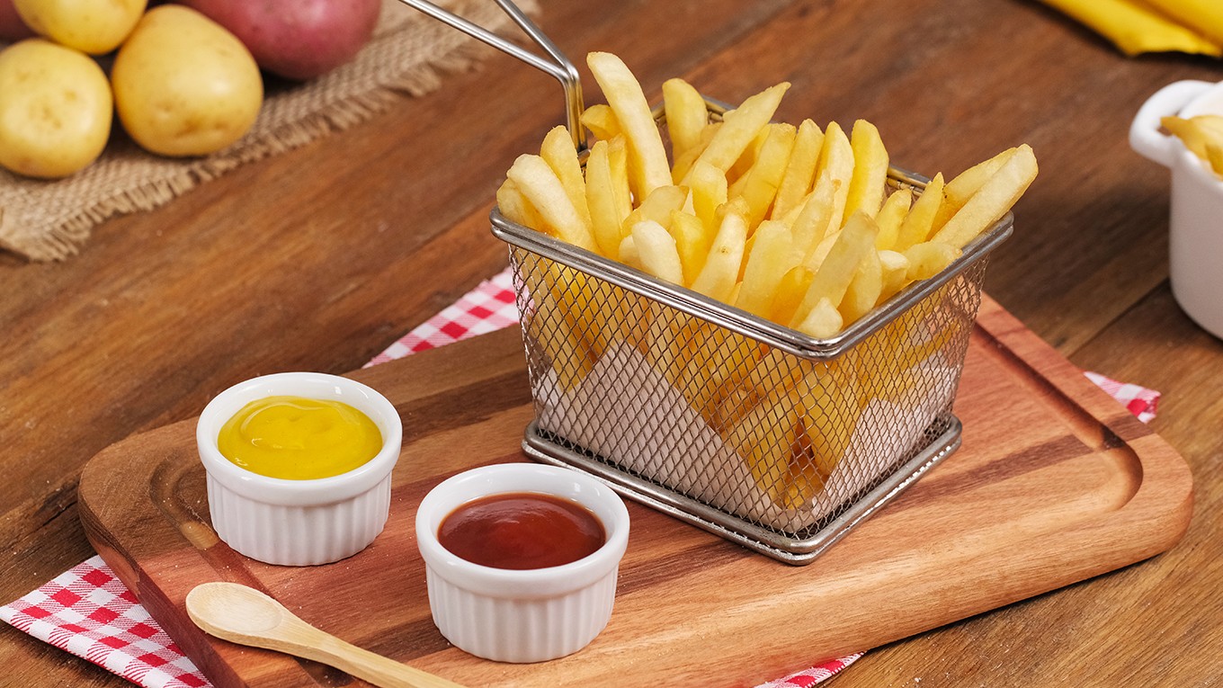 Batata frita sequinha | Receitas