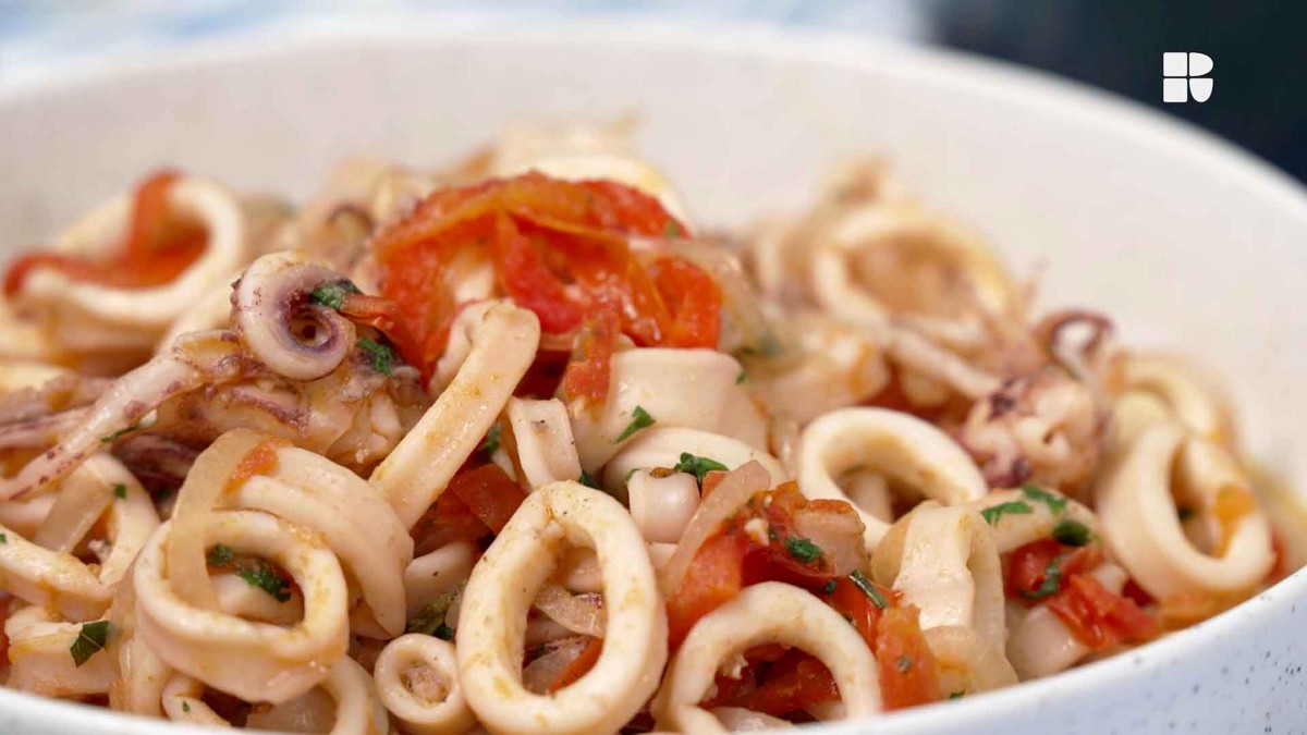 Lula ao molho | Peixes e frutos do mar | Receitas