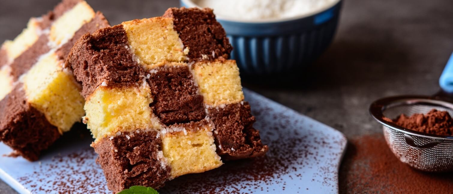 Bolo xadrez | Receitas