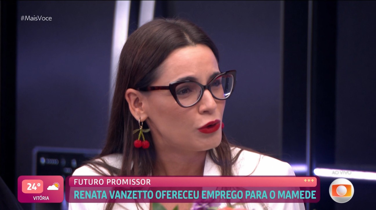 Renata Vanzetto abre o jogo no Mais Você sobre convite a Mamede e revela se o finalista aceitou