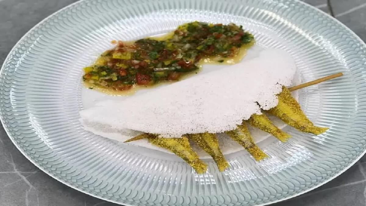 Ginga com tapioca | Salgados | Receitas