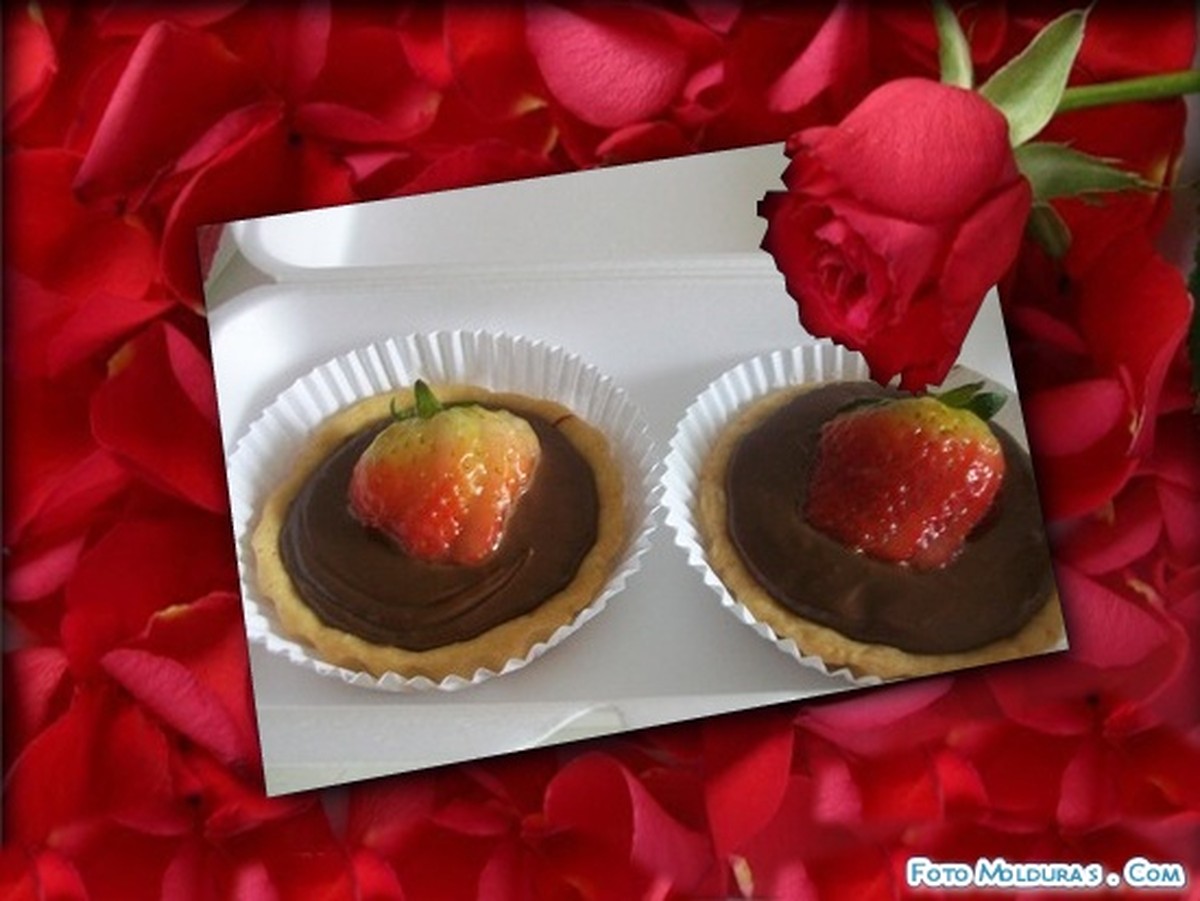 Tarteletes de Chocolate com Morangos | Doces e sobremesas | Receitas