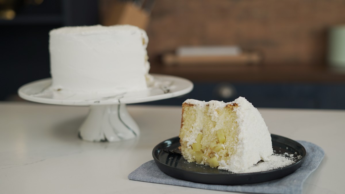 Bolo de abacaxi com coco | Ju Ferraz no Receitas | Receitas