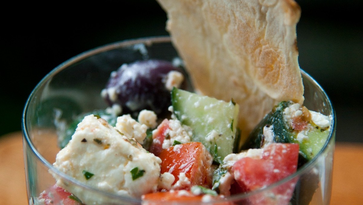 Como fazer salada grega | Receitas da Carolina | Receitas