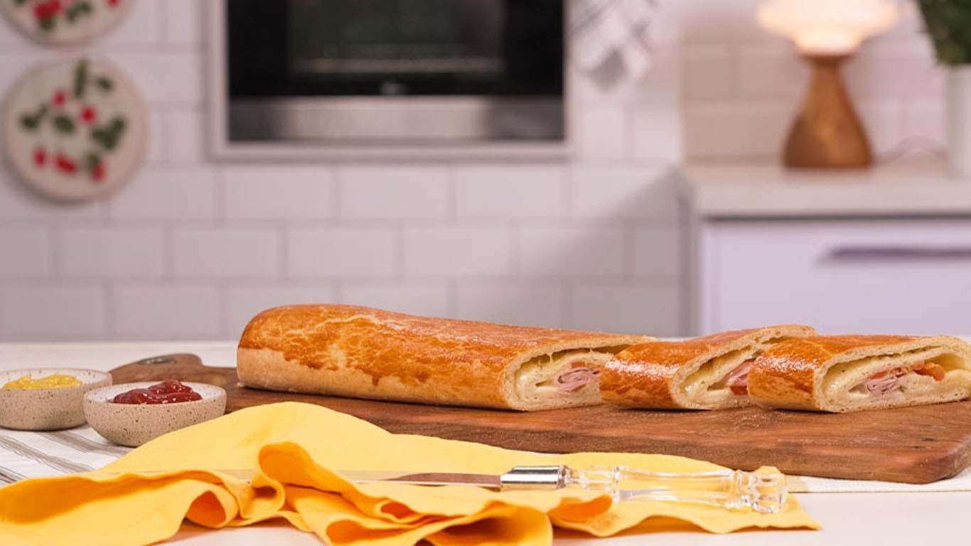Pizza enrolada | Receitas
