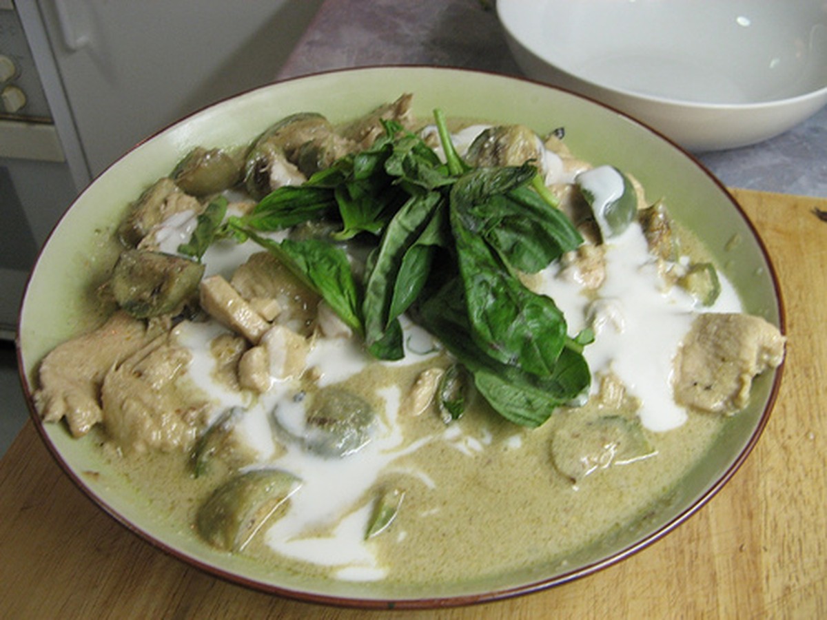 Gaeng Keow Wan Gai | Aves | Receitas