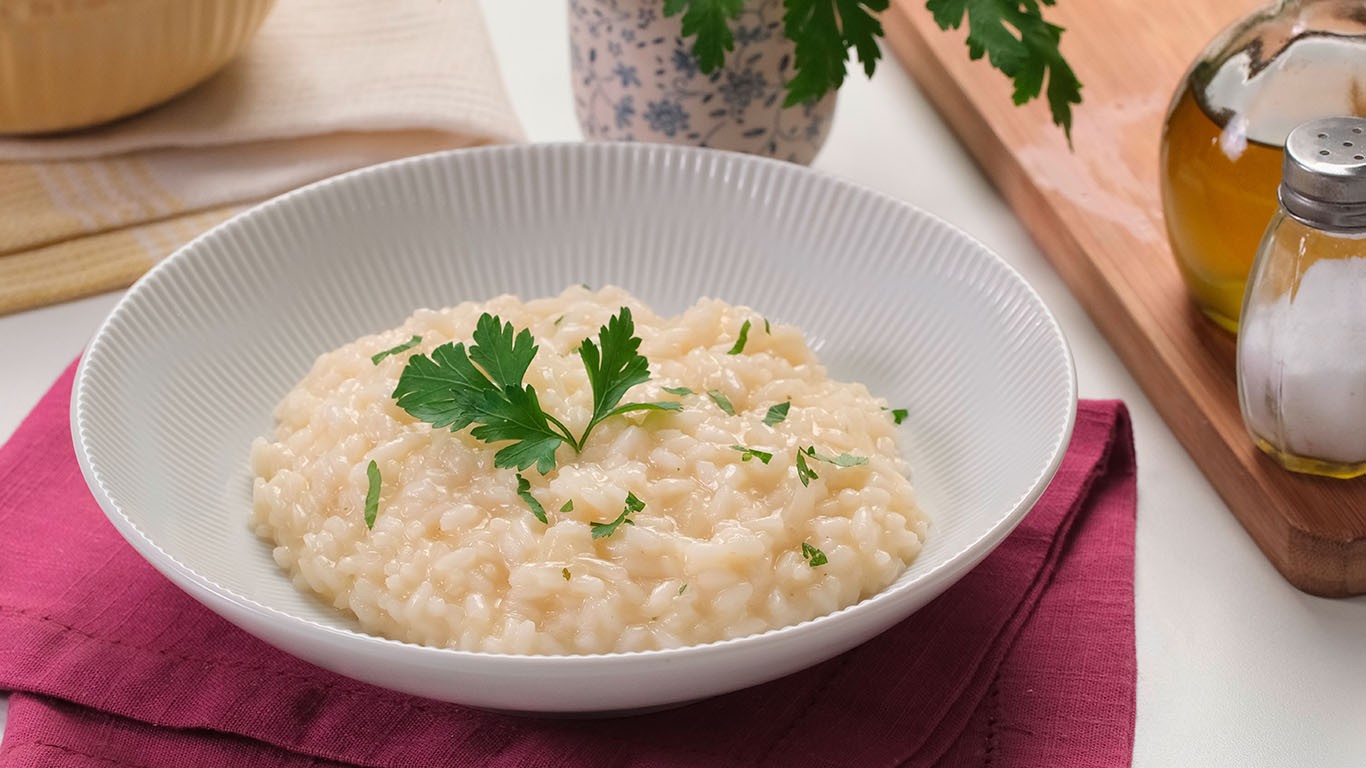 Risoto básico | Salgados | Receitas