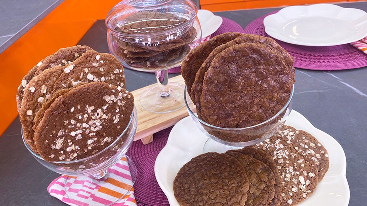 Cookie de aveia da Ana Maria Braga