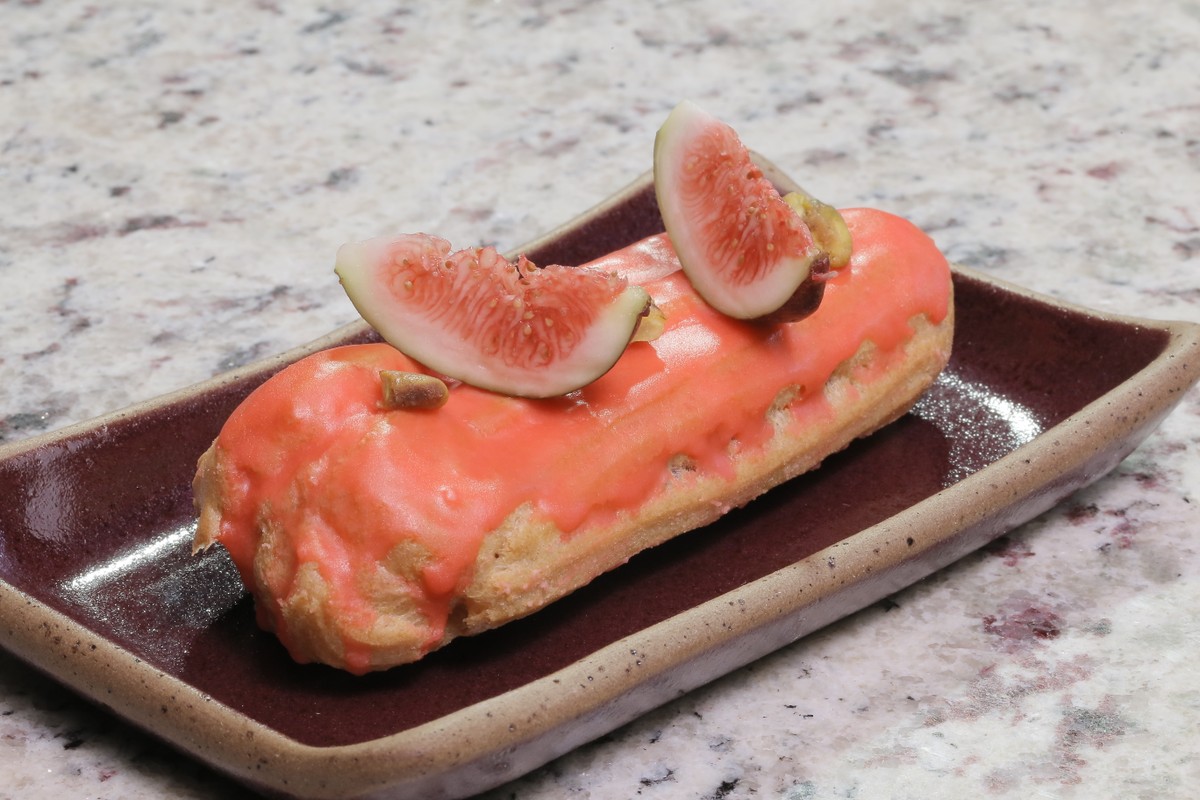 Eclair de Pistache e Figo | Que seja doce | Receitas