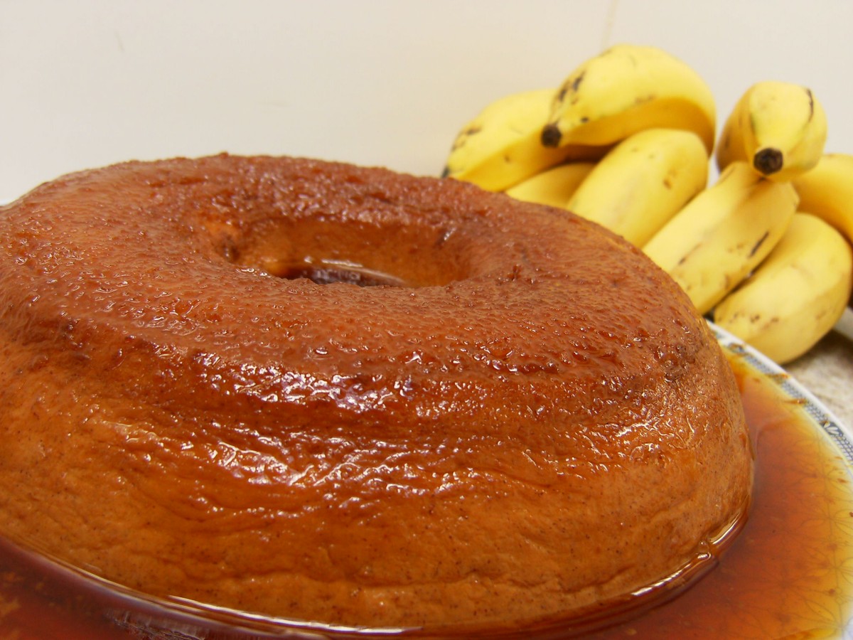 Pudim De Banana Da Crocks Doces E Sobremesas Receitas