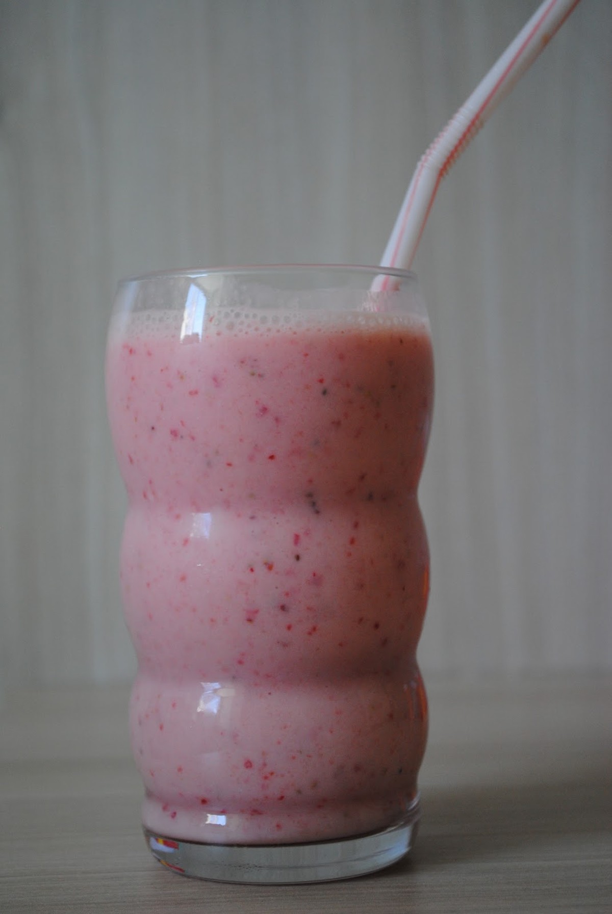 smoothie de morango e banana light