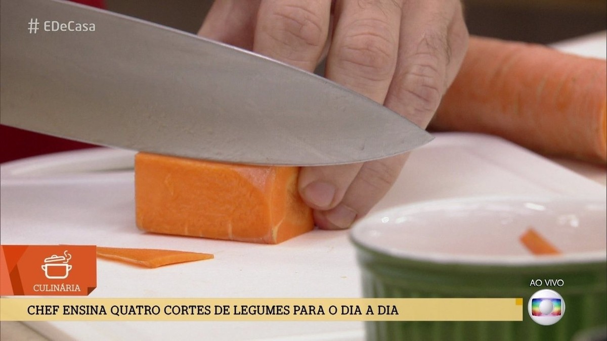 Julienne, brunoise e mais: conheça cortes básicos da gastronomia ...