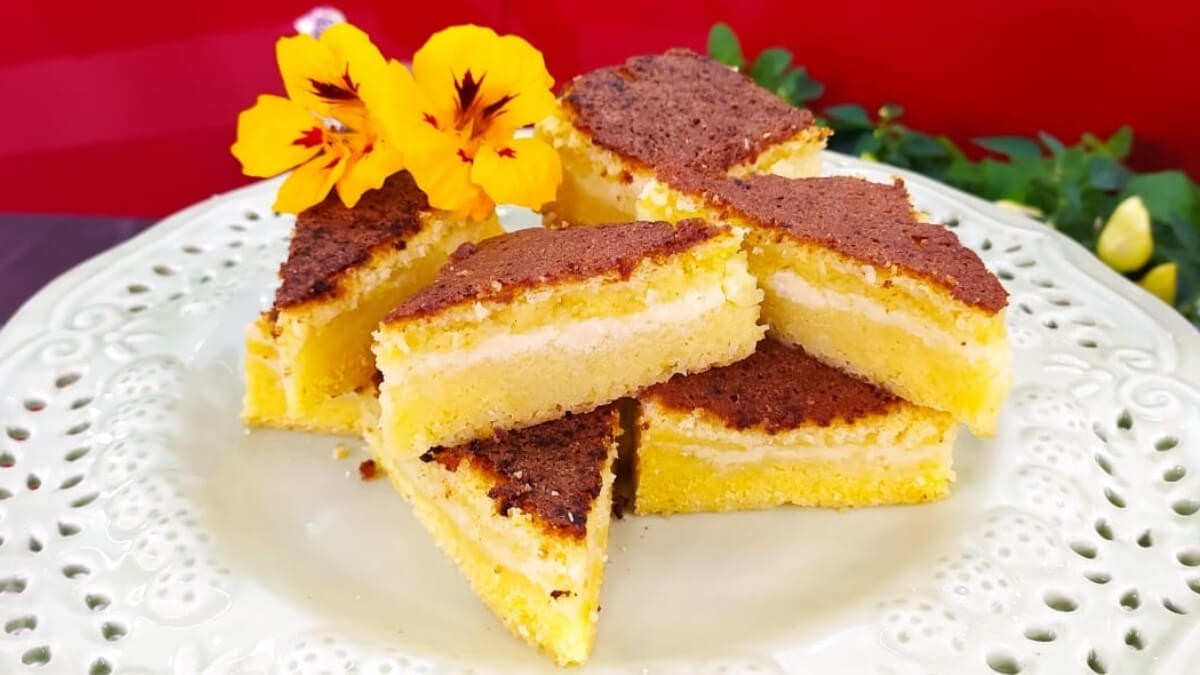 Bolo de fubá especial | Doces | Receitas