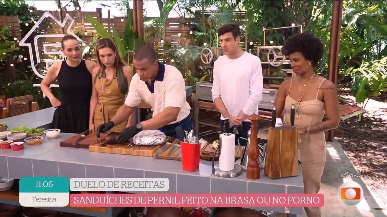 Pernil Defumado na Brasa com Picles de Abacaxi - Receitas Práticas