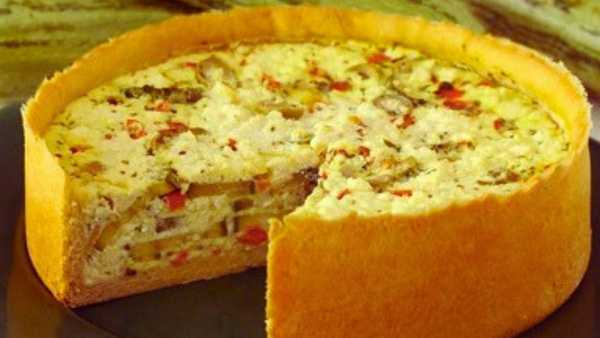 Torta de abobrinha com ricota