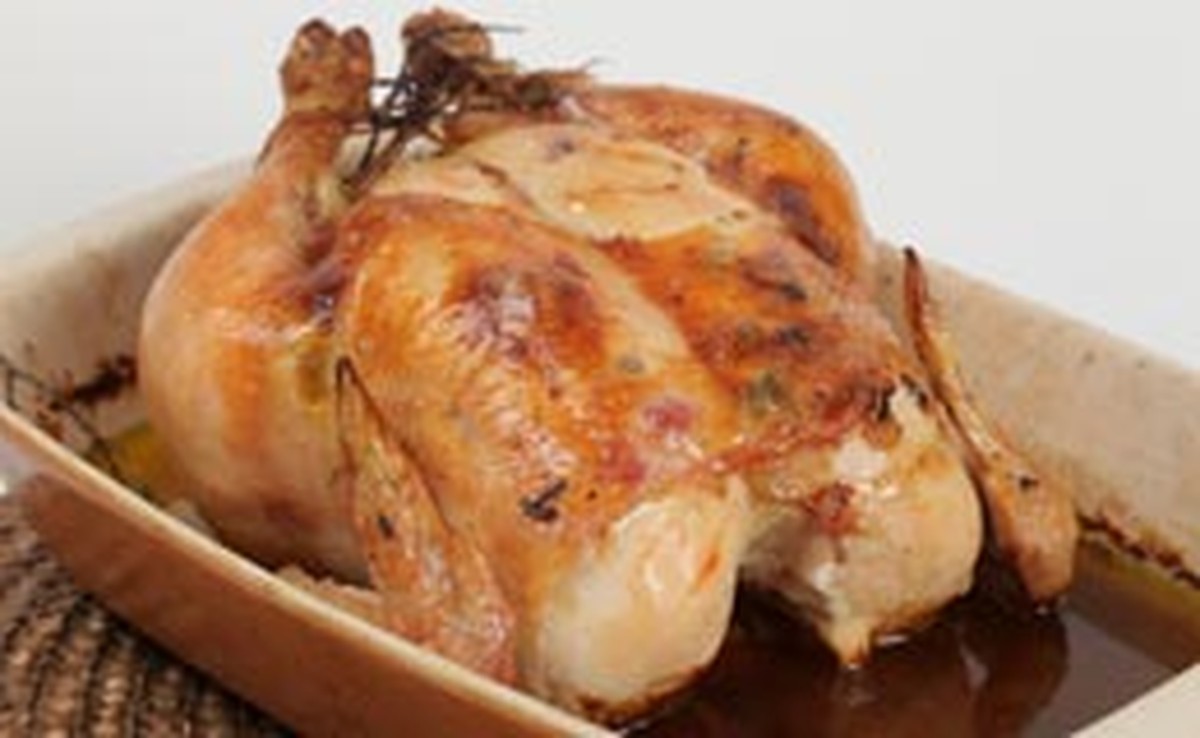 Frango assado simples de fazer | Cozinheiros em Ação | Receitas