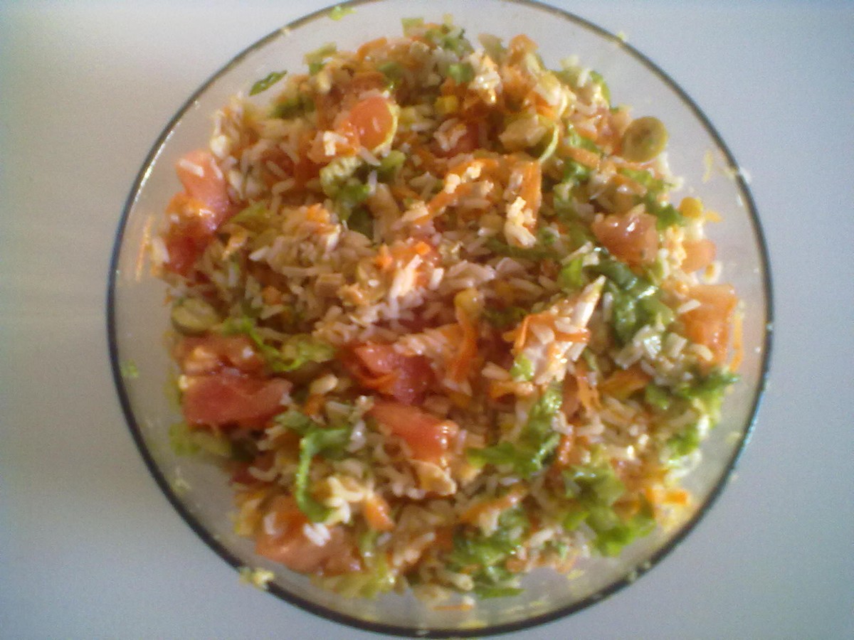 SALADA DE ARROZ | Saladas | Receitas