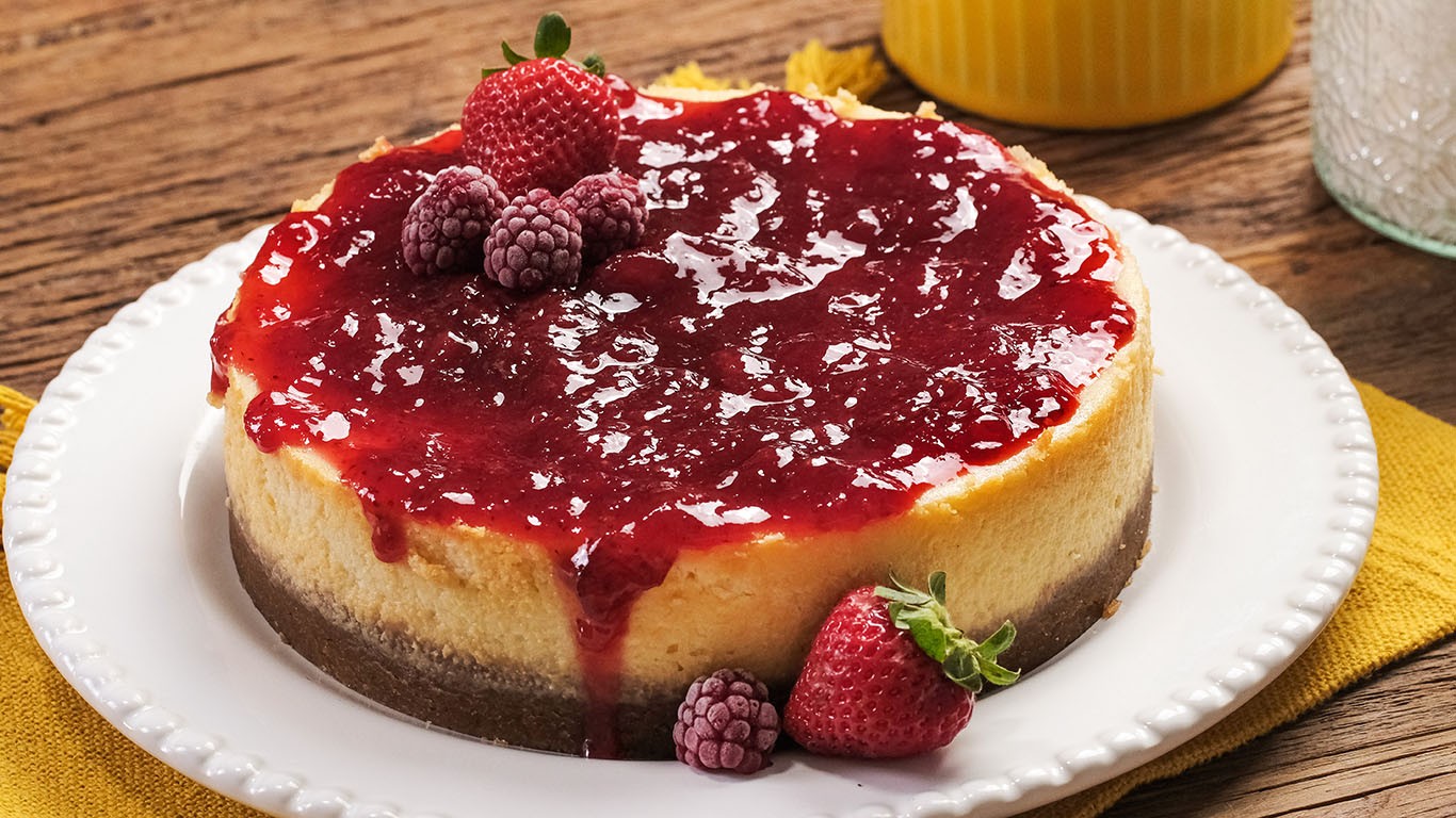 Cheesecake de frutas vermelhas | Receitas