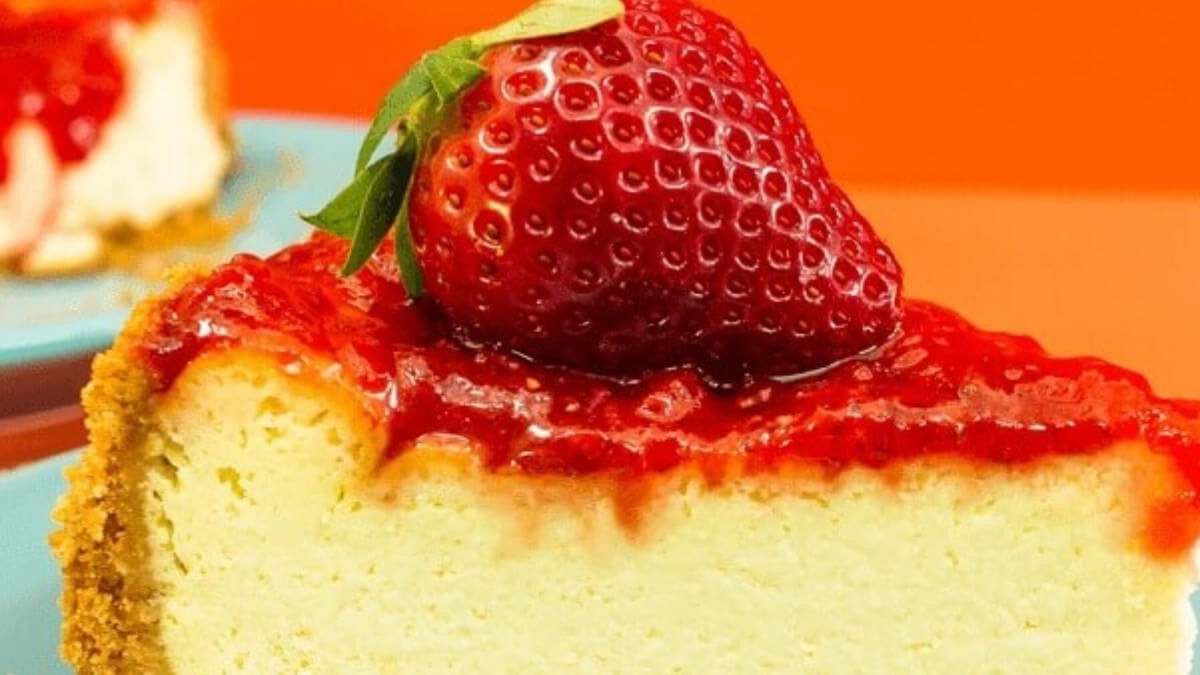 Cheesecake de morango e ricota | Doces | Receitas