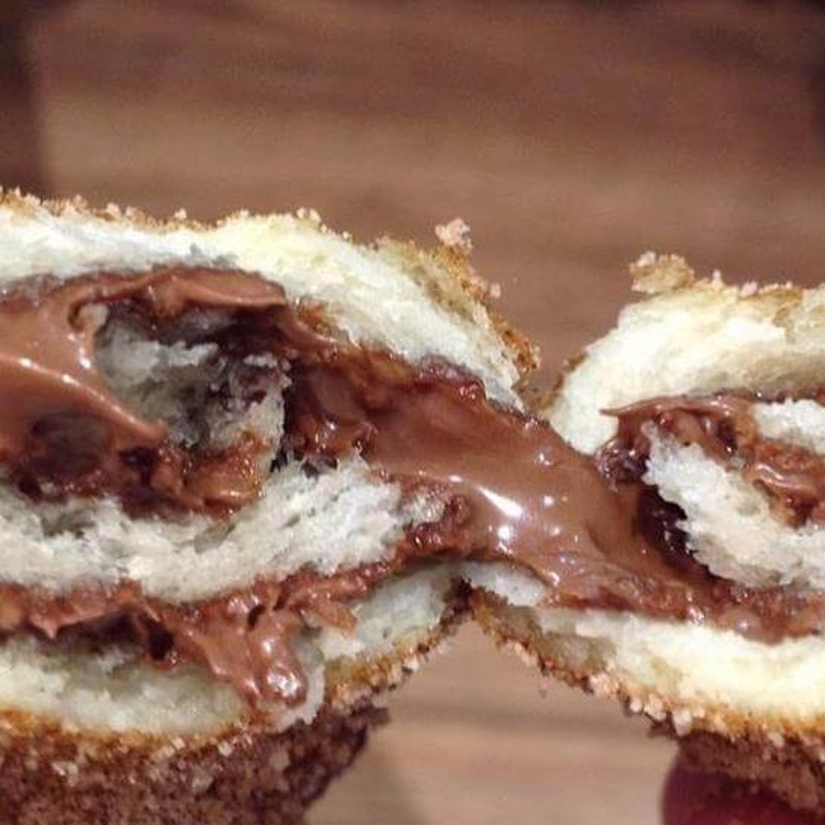 Rabanada recheada com creme de avelã | Doces | Receitas