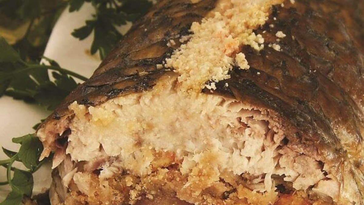 Peixe recheado | Salgados | Receitas